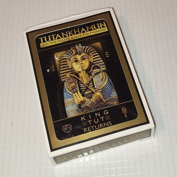 Vintage | Games | Pharaoh Playing Cards Vintage King Tut Returns ...